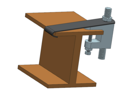 Beam Clamp Retaining Strap - Buy Beam Clamp, Pre Galvanized Steel ...